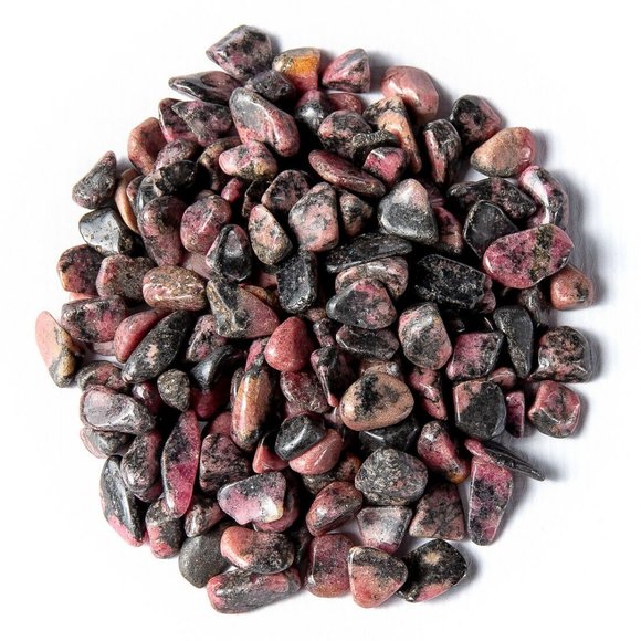 Tree Of Life Gems | Office | Lb Tumbled Rhodonite Gemstone Crystals ...